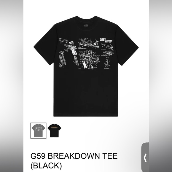 FTP | Shirts | G59 Breakdown Tee Black | Poshmark